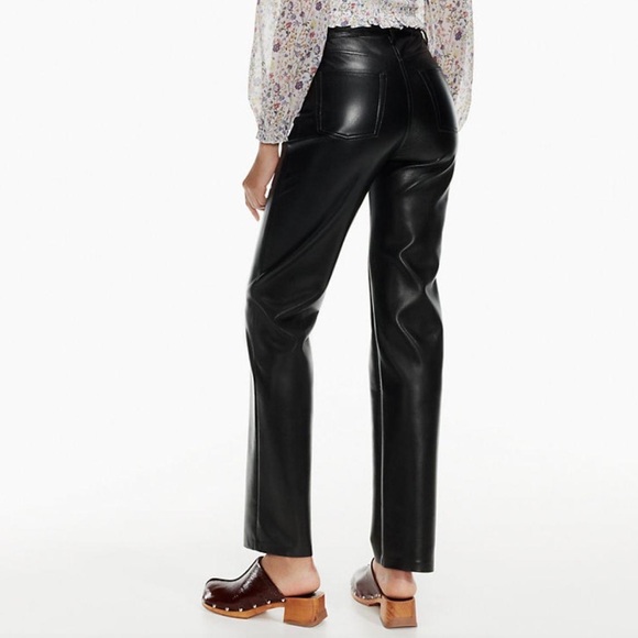 Aritzia | Pants & Jumpsuits | New Aritzia Melina Leather Pants Long ...